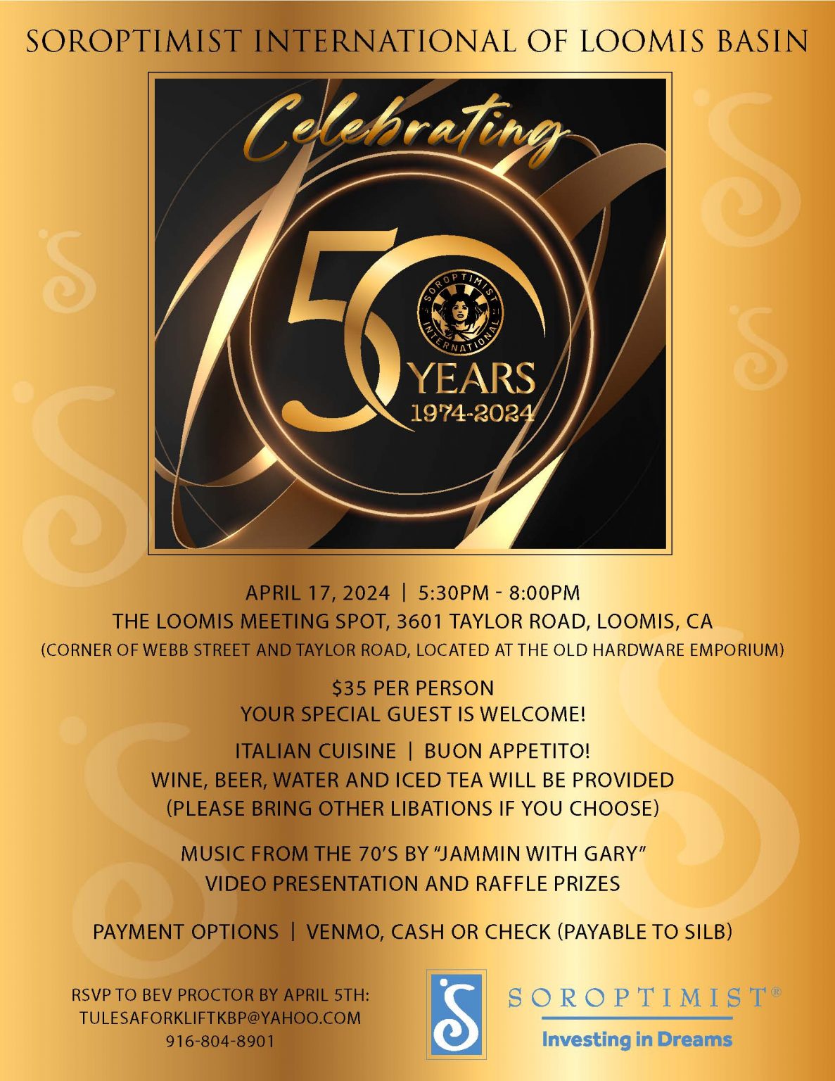 Loomis Soroptimist Celebrates 50 Years on April 17 – Loomis Basin ...